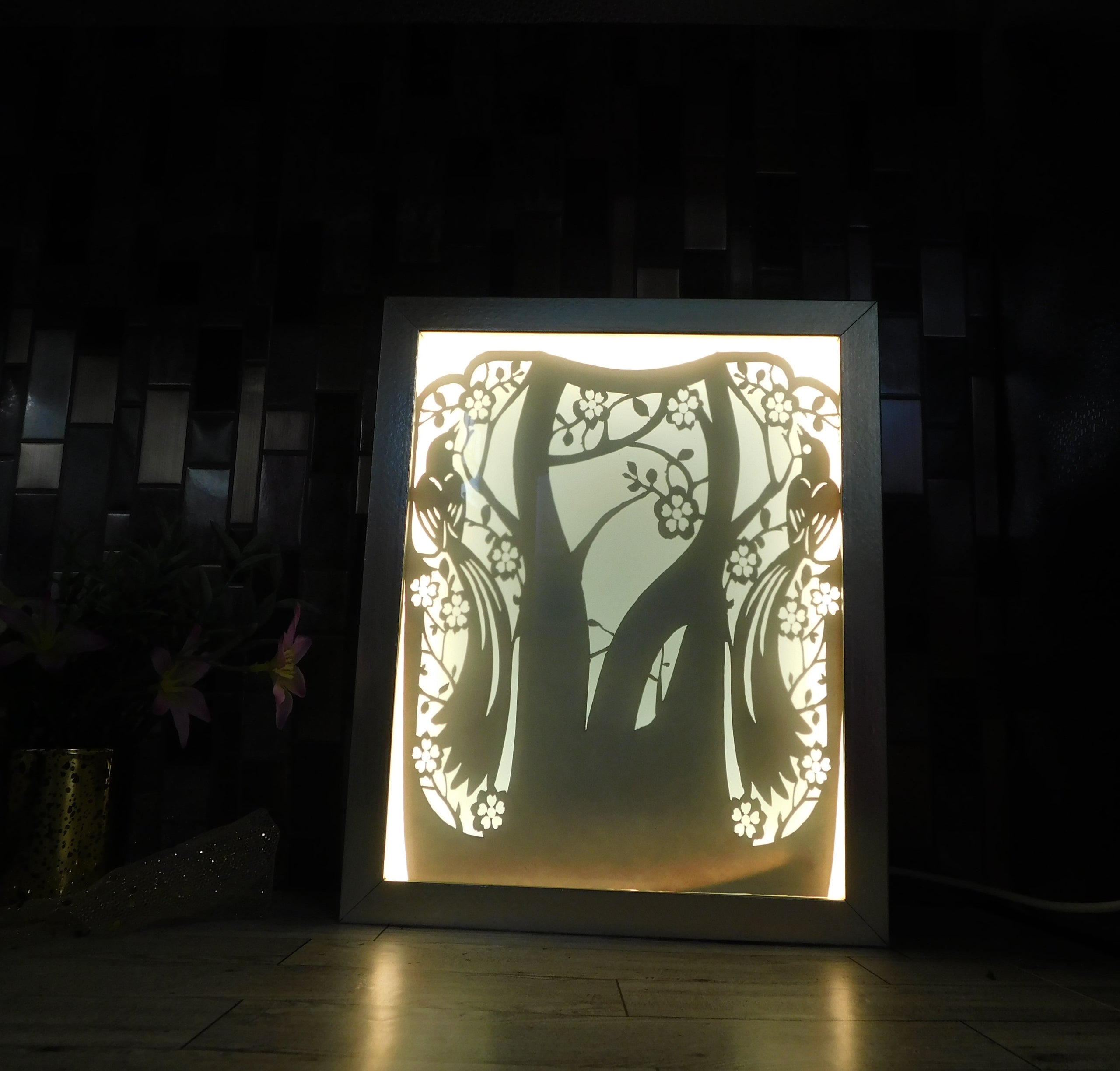LED Lighted Shadow Box | Busy Bee Scrapbooking and Other Things